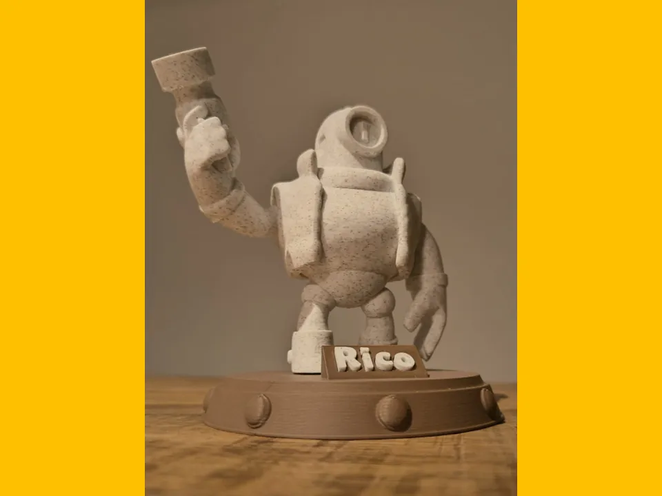 Rico | XL Brawl Stars Figurine (No AMS) by Mike.stl - MakerWorld