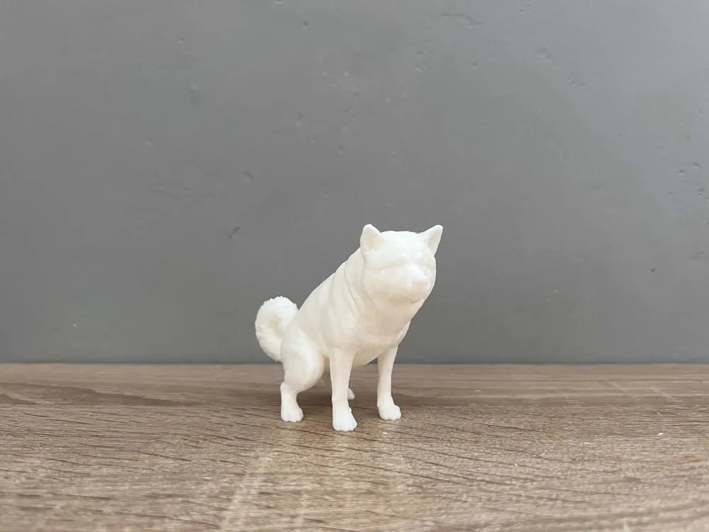 Pooping - Akita Inu - Animal - Dog - Decor - Free 3D Print Model ...