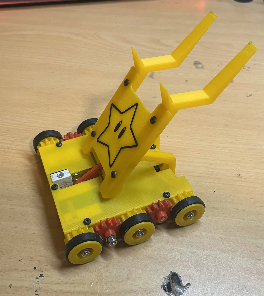 6wheel servo flipper antweight combat robot - Free 3D Print Model ...