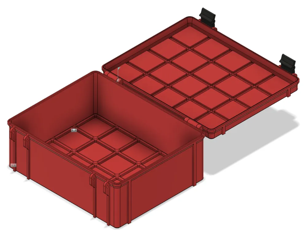 Gridfinity 5x4x12 Rugged Box Remixed by jolyon.latham - MakerWorld