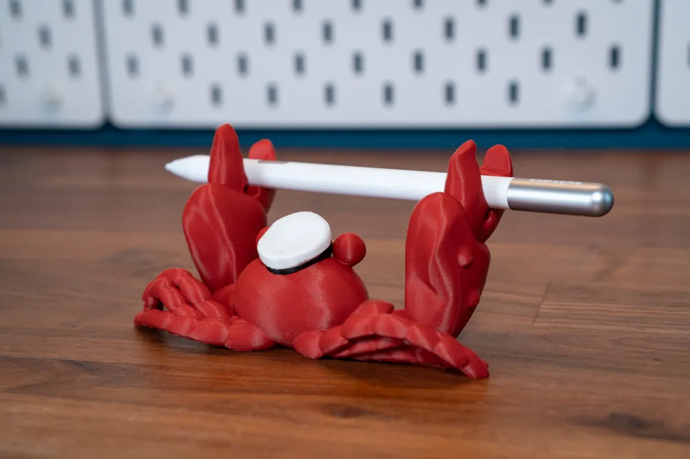 Captain Crabby Pen Holder - Free 3D Print Model - MakerWorld