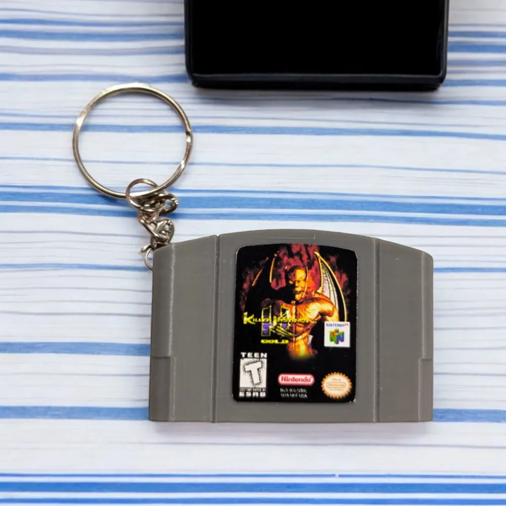 N64 Cartidge Keychain NEW Remixed by Alquimia de ideas - MakerWorld