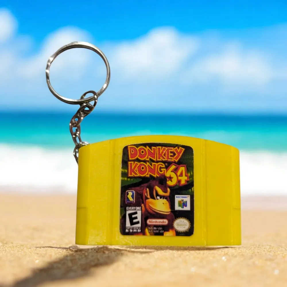 N64 Cartidge Keychain NEW Remixed by Alquimia de ideas - MakerWorld
