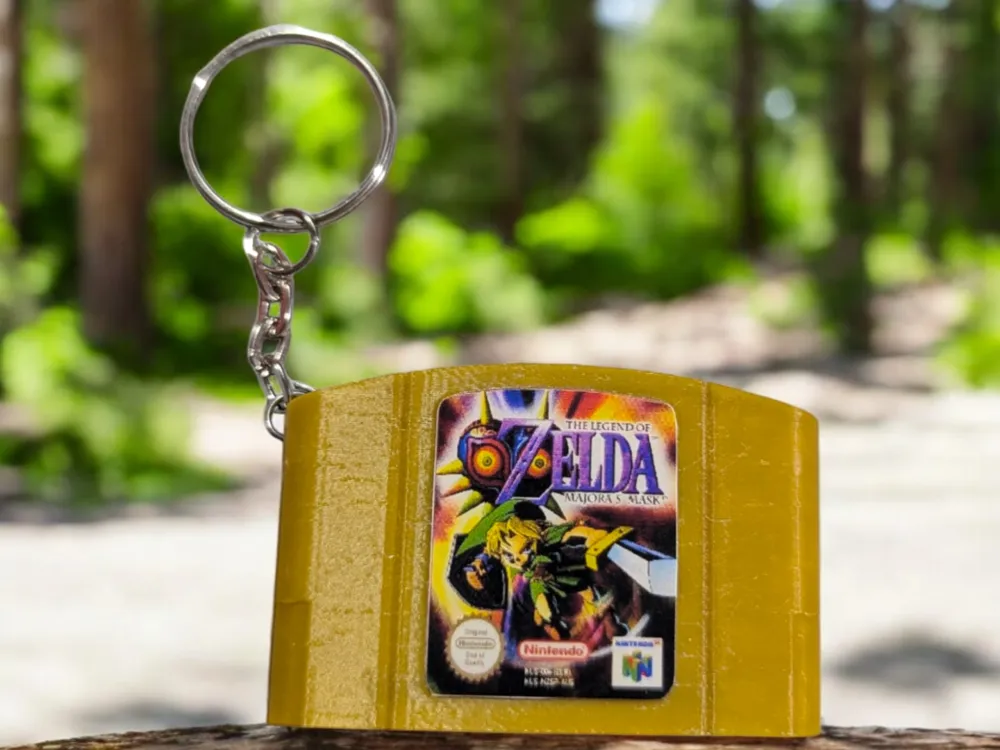 N64 Cartidge Keychain NEW Remixed by Alquimia de ideas - MakerWorld