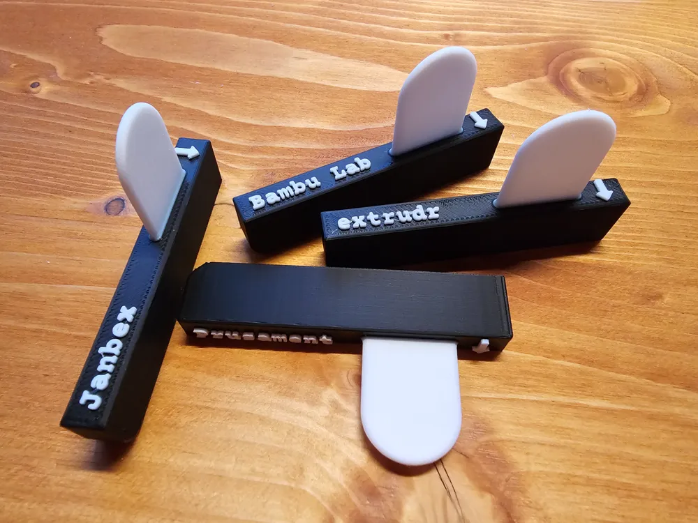 Filament Sample Cards by maCyo42 - MakerWorld