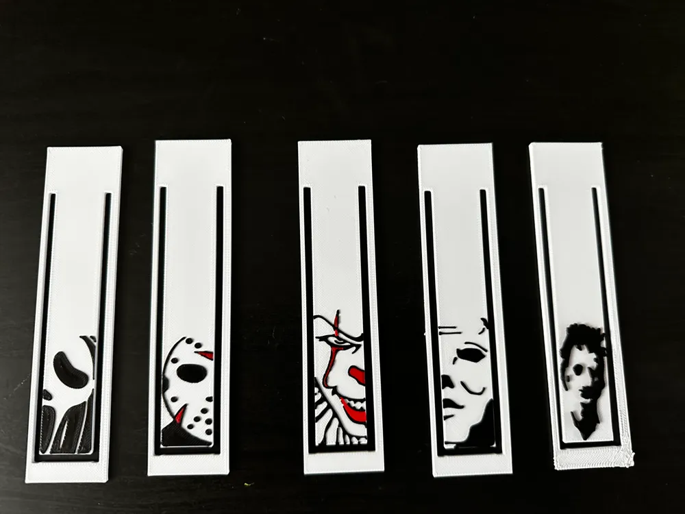 Horror Bookmarks by Max A Milione - MakerWorld