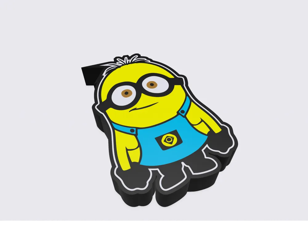 minion led Lightbox by Vitormhs - MakerWorld