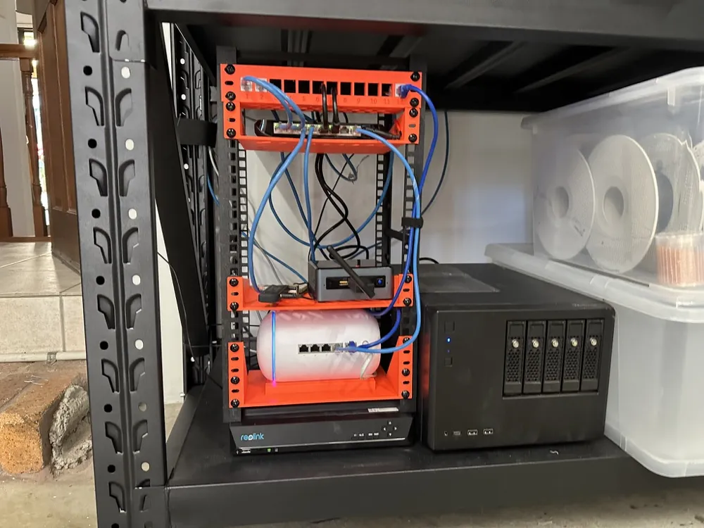 Modular Lightweight 10 inch Server Rack by The Maker House MakerWorld ...