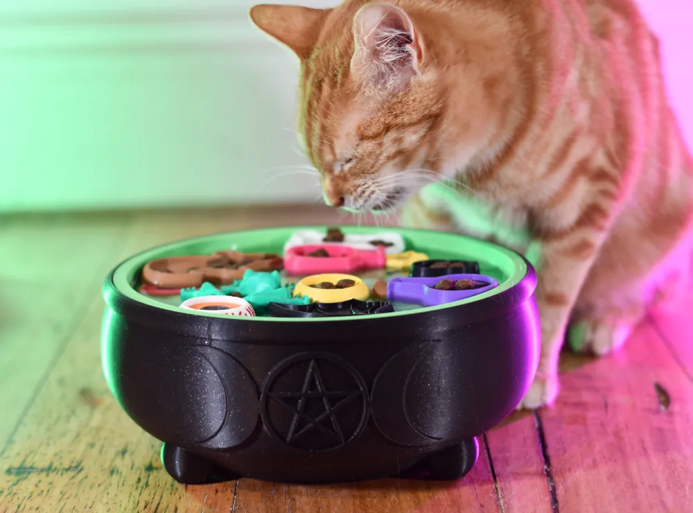 Meogical Potion Treat Game for cats by vali MakerWorld: Download Free ...