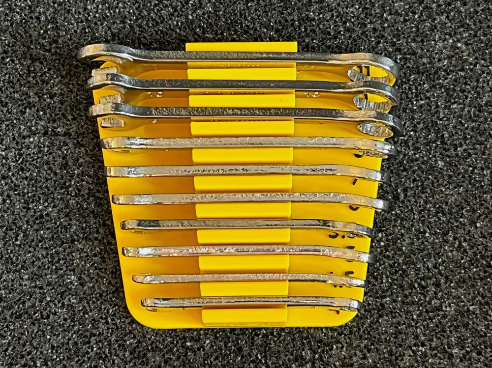 Mini wrench organizer tray holder Set of 10 metric by SY3D MakerWorld ...