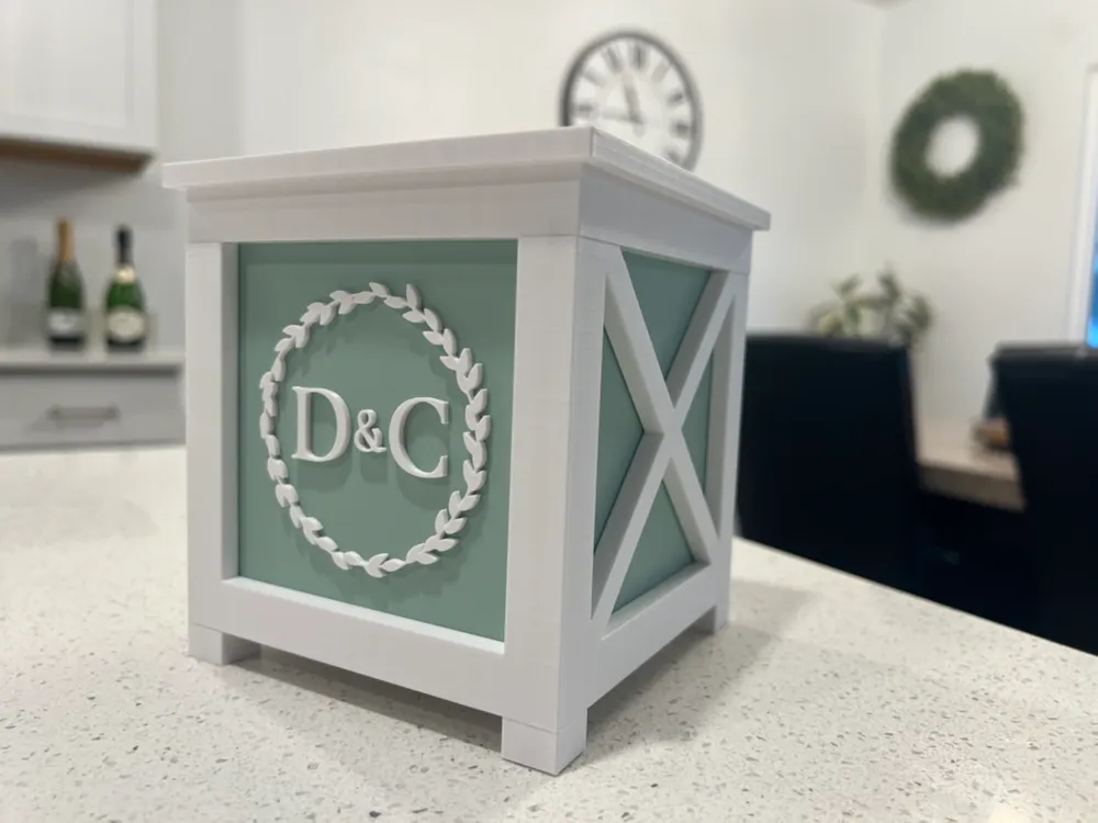 Wedding Centerpiece with Modular Farmhouse Design by thisheresduggy ...