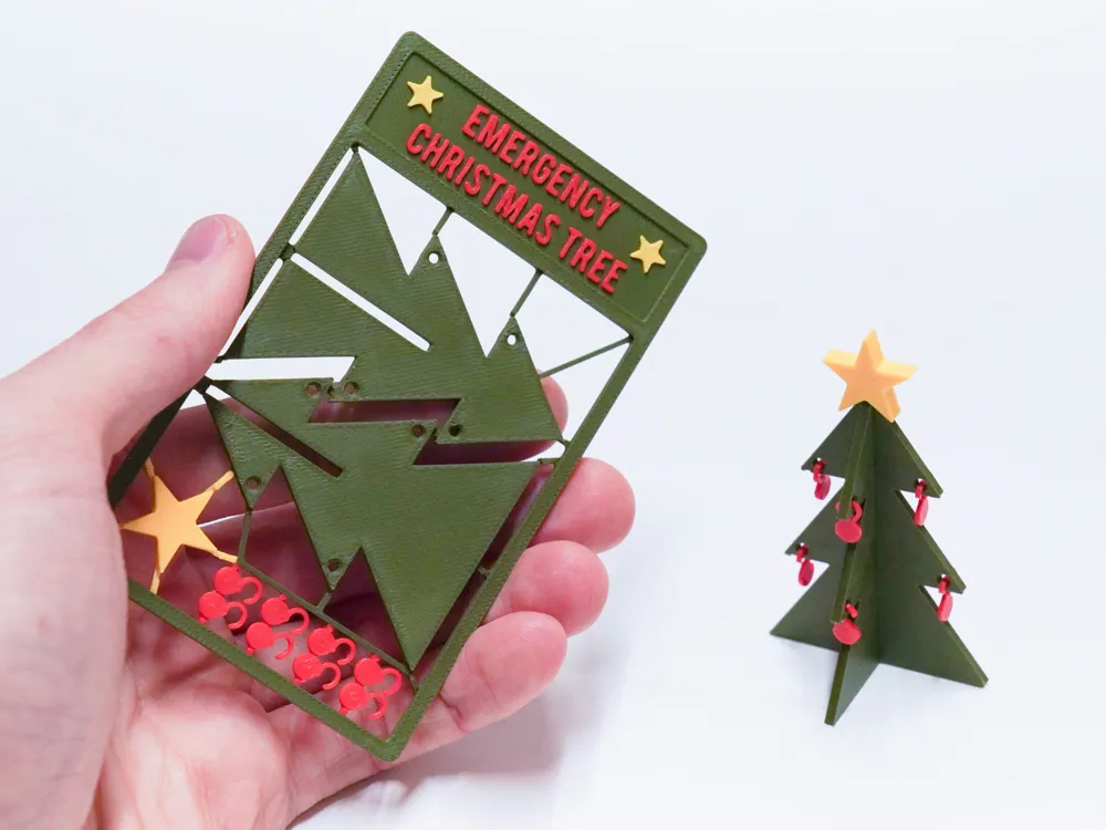Emergency Christmas Tree - Kit Card by TimothySt - MakerWorld