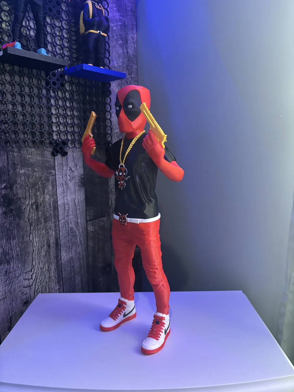 DeadPool Fan Art (MULTIPART) no ams needed - Free 3D Print Model ...