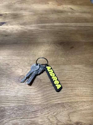 Personalized keychain with name - Free 3D Print Model - MakerWorld