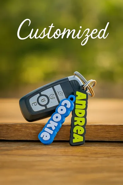 Personalized keychain with name - Free 3D Print Model - MakerWorld