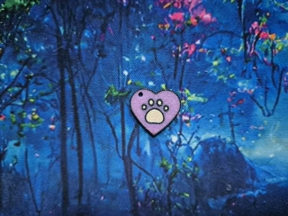 Pawprint Charm - Free 3D Print Model - MakerWorld