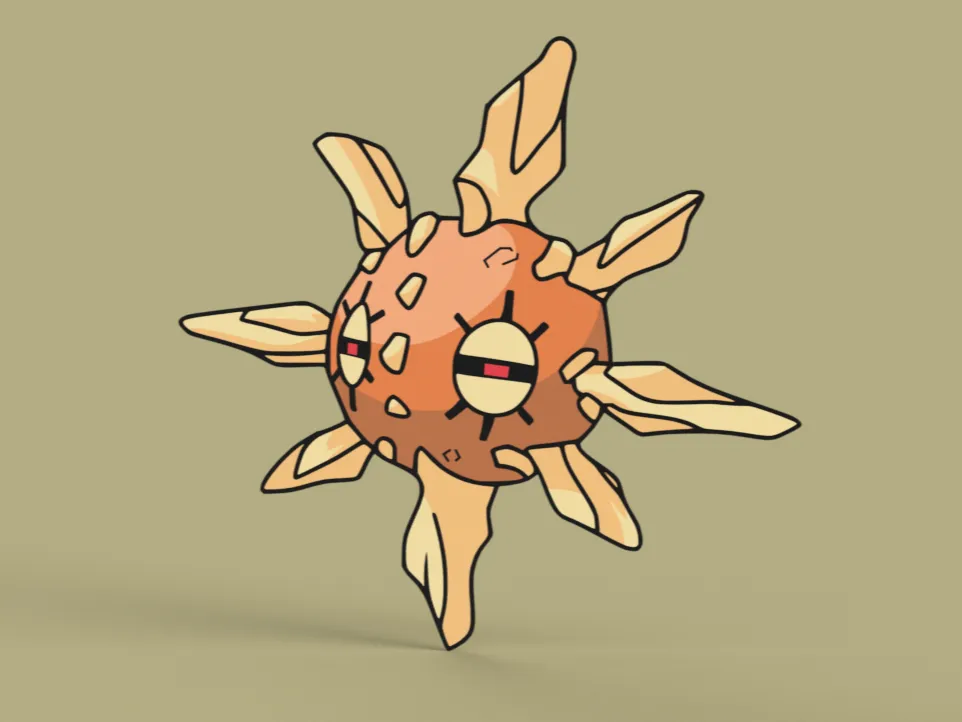 Solrock Wall Art by Sitsero - MakerWorld