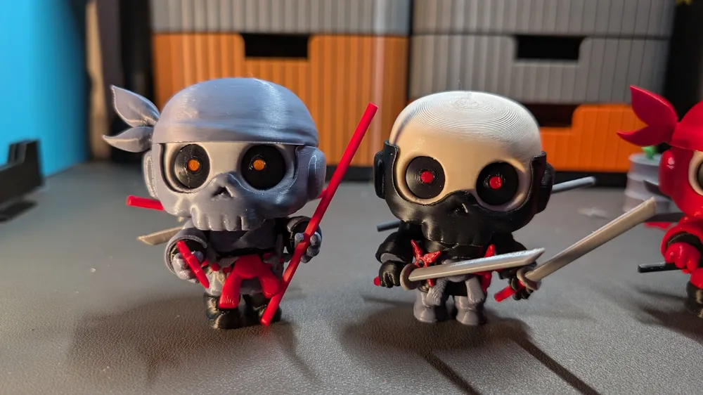 Skullbotz Ninja Snap Protocol Cute Desk Toy No AMS by Spandolage3D ...