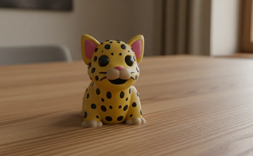 Articulated Leopard – Cute Flexi Animal - Free 3D Print Model - MakerWorld