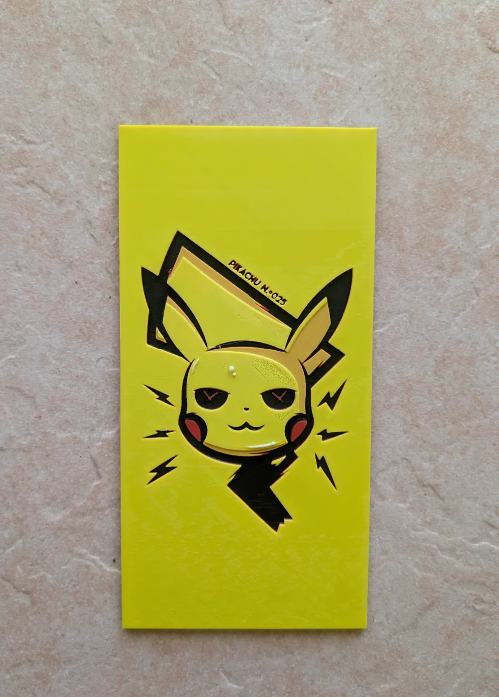 Pokémon-N25-Pikachu-HueForge par L8MxVideo - MakerWorld