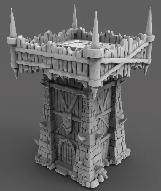 Orc Village Tower by extruded.designs MakerWorld: Download Free 3D Models
