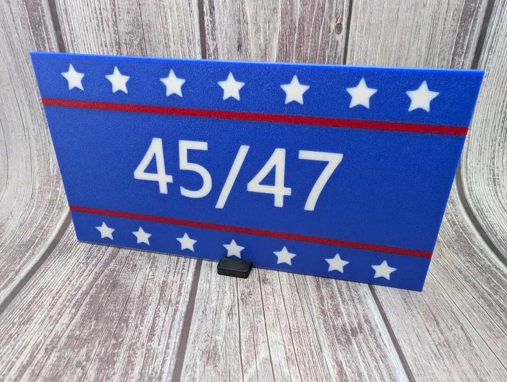 45/47 President Flag / Plate by Sage Prints and Design - MakerWorld
