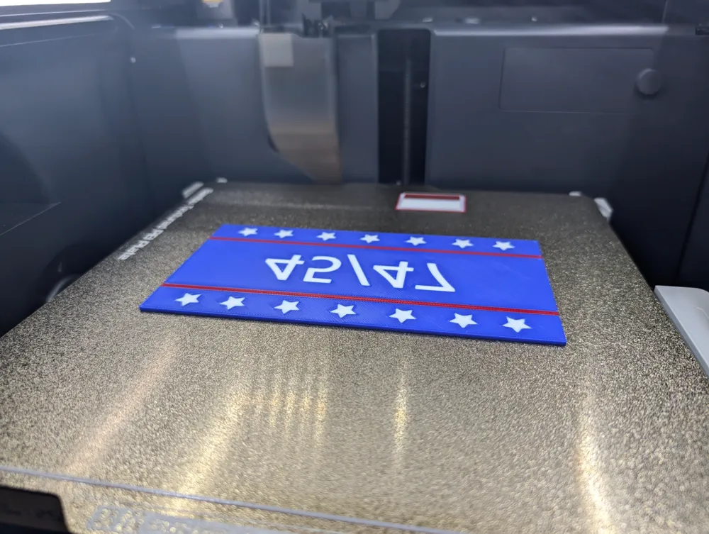 45/47 President Flag / Plate by Sage Prints and Design - MakerWorld
