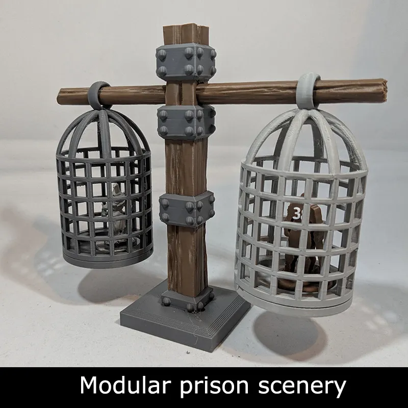 Prison - gallows - modular scenery by Together 3D MakerWorld: Download ...