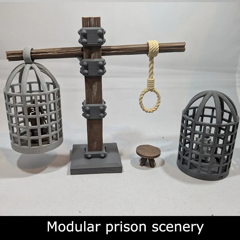 Prison - gallows - modular scenery by Together 3D MakerWorld: Download ...