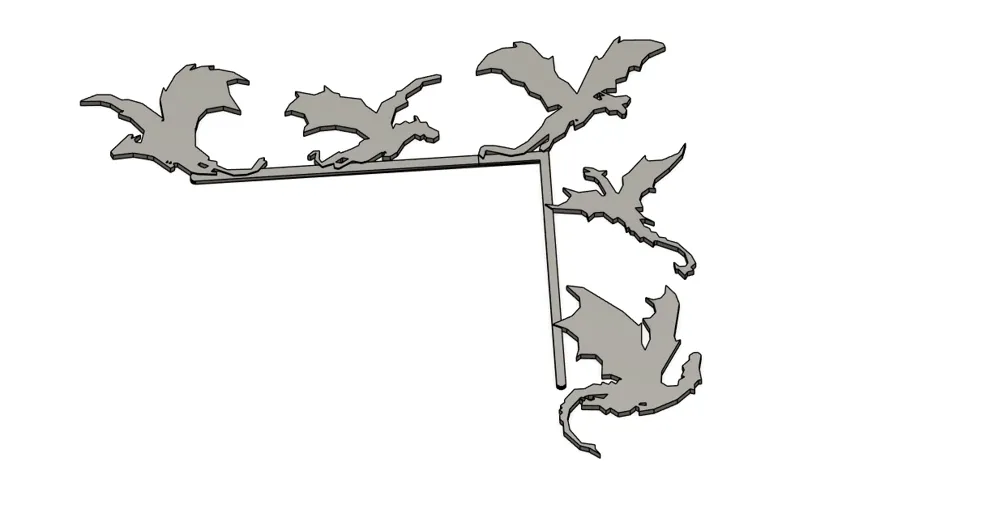 Dragon Door Corner Remixed by Gullburr003 MakerWorld: Download Free 3D ...