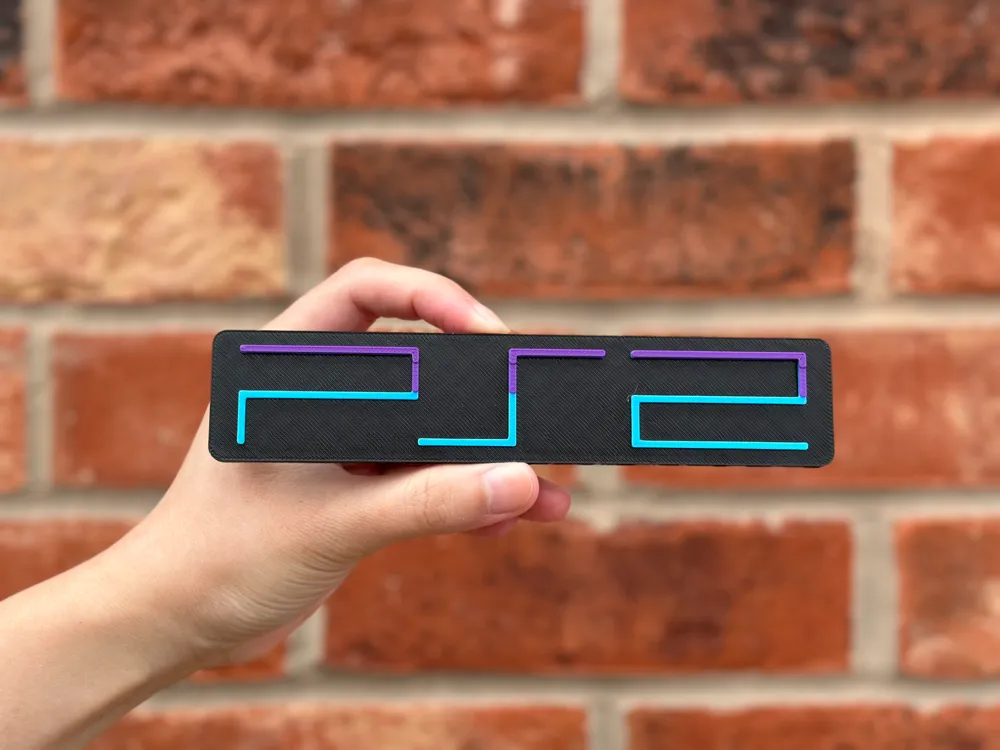 PS2 Logo by FatDog - MakerWorld