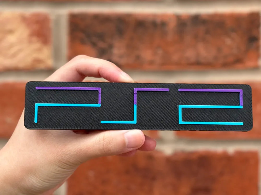 PS2 Logo by FatDog - MakerWorld