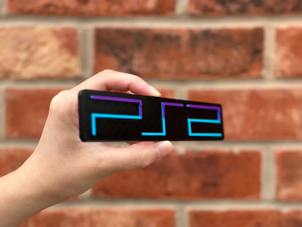 PS2 Logo by FatDog - MakerWorld