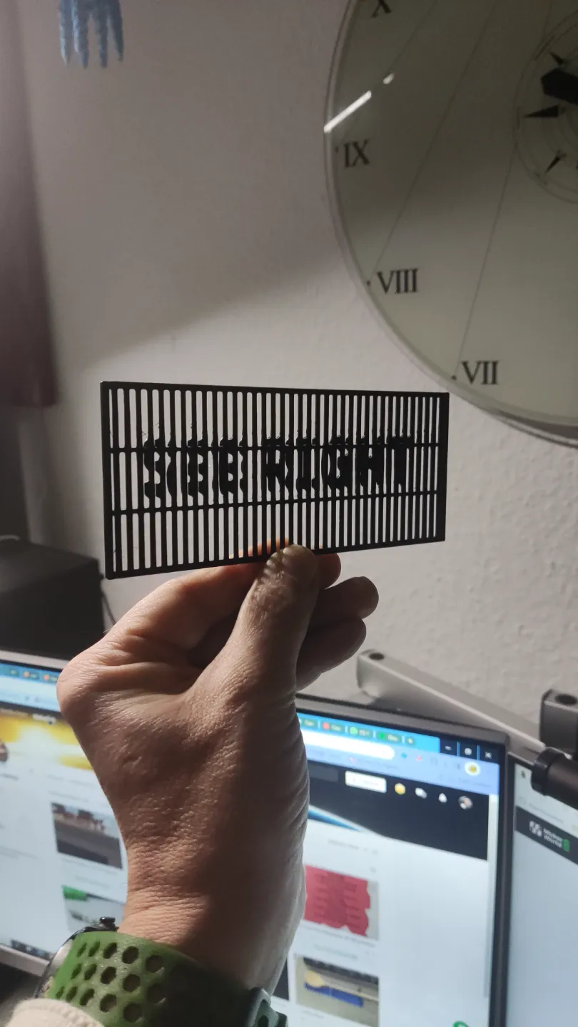 Lenticular Text sign by Michele MM3D - MakerWorld