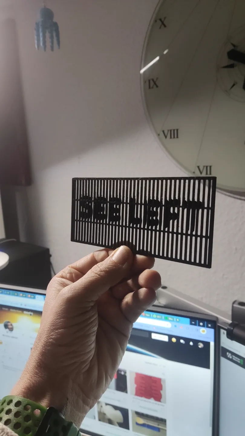 Lenticular Text sign by Michele MM3D - MakerWorld
