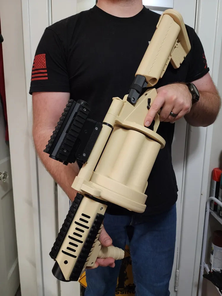 M32A1 40mm Grenade Launcher - 1:1 Display (V1) - Free 3D Print Model ...