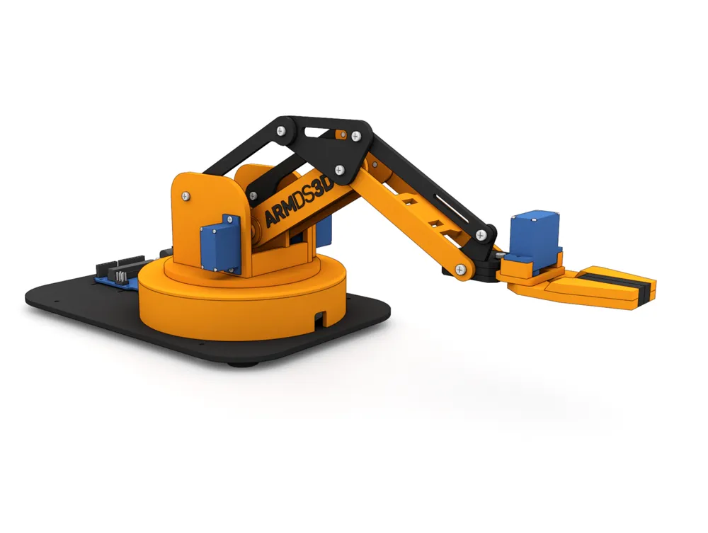 ROBOTIC ARMDS3D WITH MAGNETIC GRIPPER by MauricioDUARTE MakerWorld ...