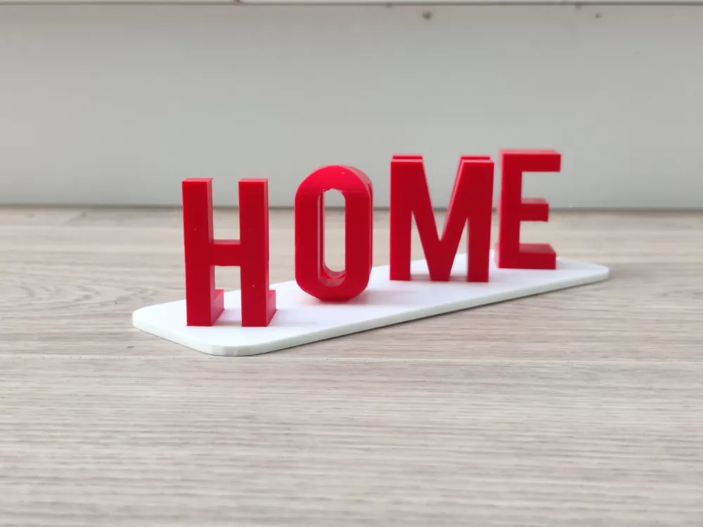 Home Love digraph by Whiletrue - MakerWorld