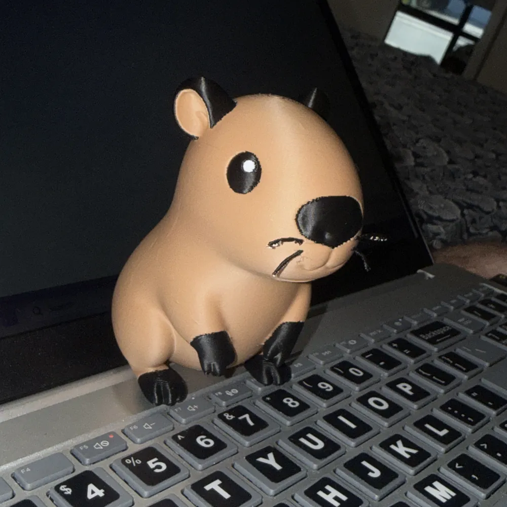 Cute Capybara 3D Model - Free 3D Print Model - MakerWorld