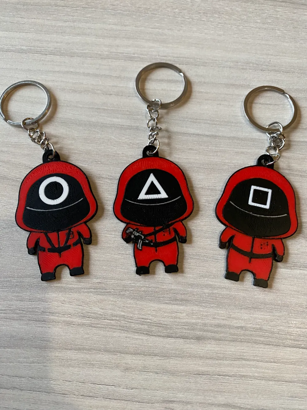 Squid Game Soldiers Keychain by JLagunaDev MakerWorld: Download Free 3D ...