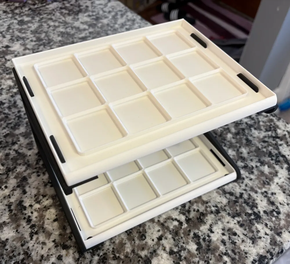 Stackable Shelf Organizer with Gridfinity Base Remixed by user ...
