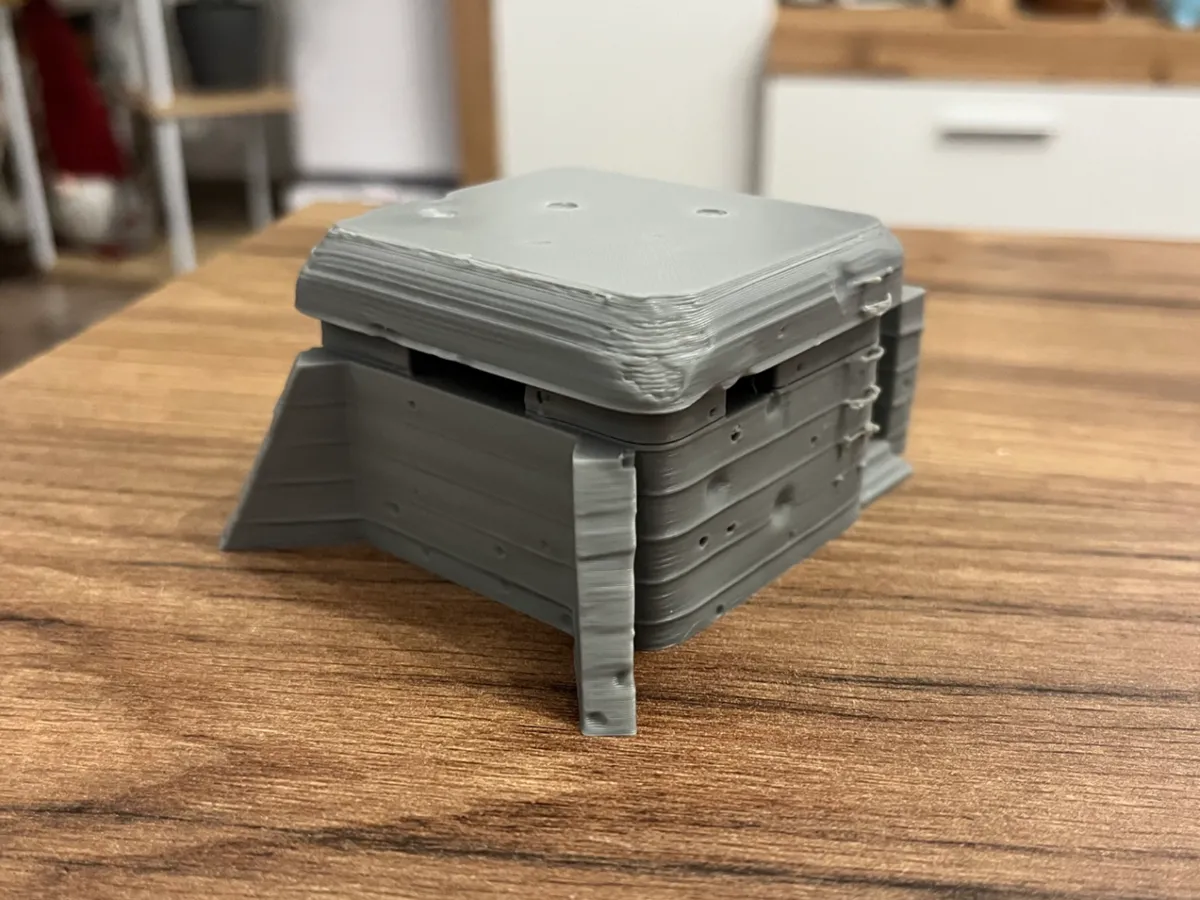 WW2 Concrete Bunker - wargaming tabletop terrain - Free 3D Print Model ...