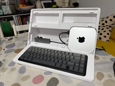 Mac mini All-in-One Case - Free 3D Print Model - MakerWorld