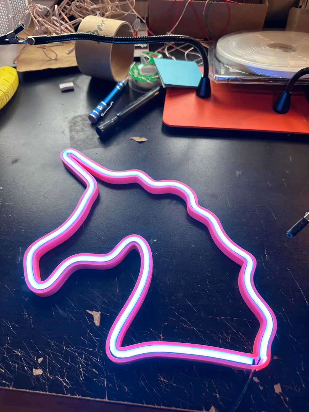 Unicorn Neon sign by thingspatprinted - MakerWorld