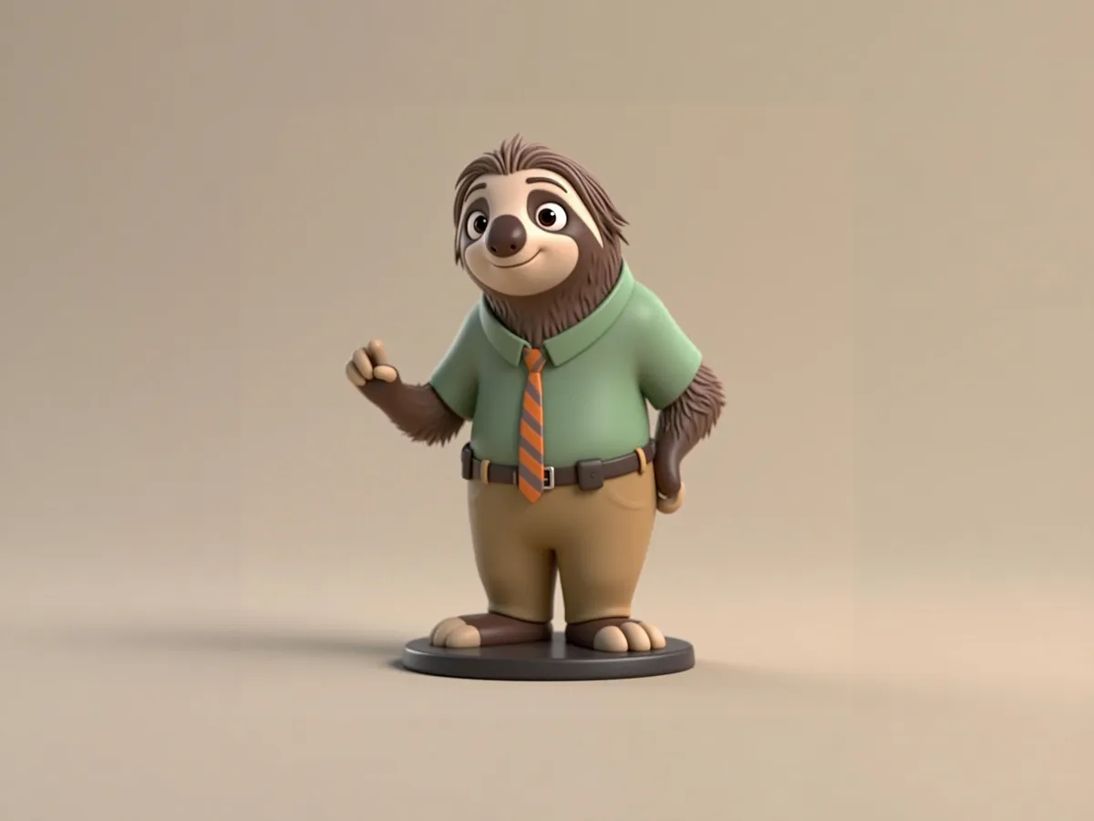 Flash Sloth - Zootopia 2 Merchandise Figure Ornament - Children's ...