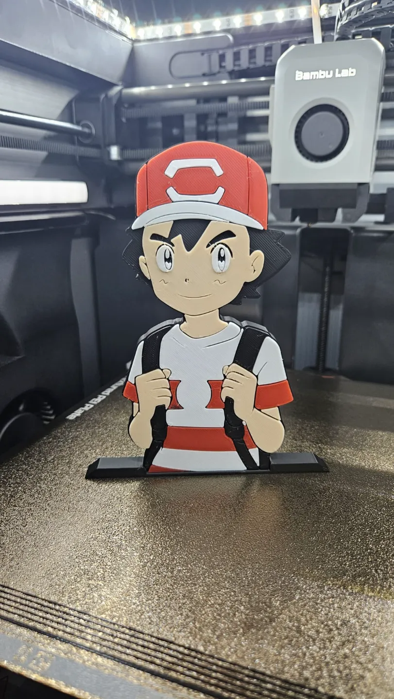 Pokemon Ash Ketchum Table Stand by 5kyrunn3r - MakerWorld