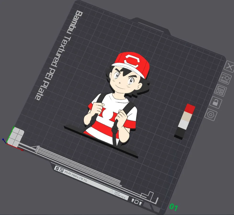 Pokemon Ash Ketchum by 5kyrunn3r - MakerWorld