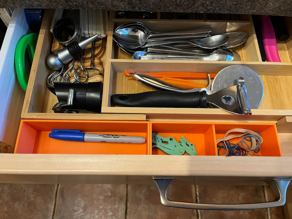 Long narrow organizer boxes by Dawn Foster - MakerWorld