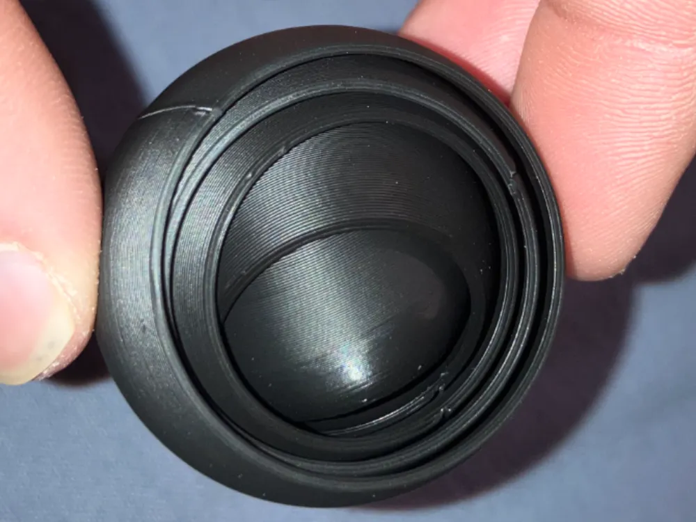 Gyro Shaped Fidget Toy(Print-In-Place) by Blazin' Designs - MakerWorld