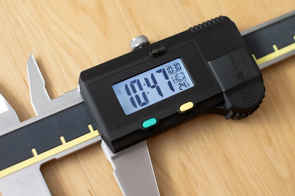 Big Caliper Clock by Martin Kozak - MakerWorld